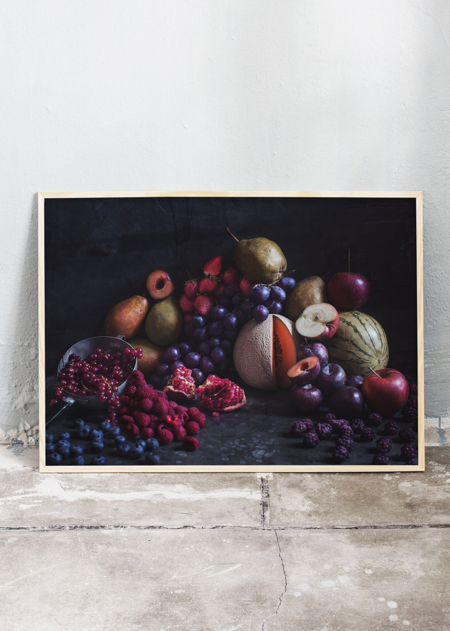 Colourful and moody food art prints new in the web print shop - Ulrika ...